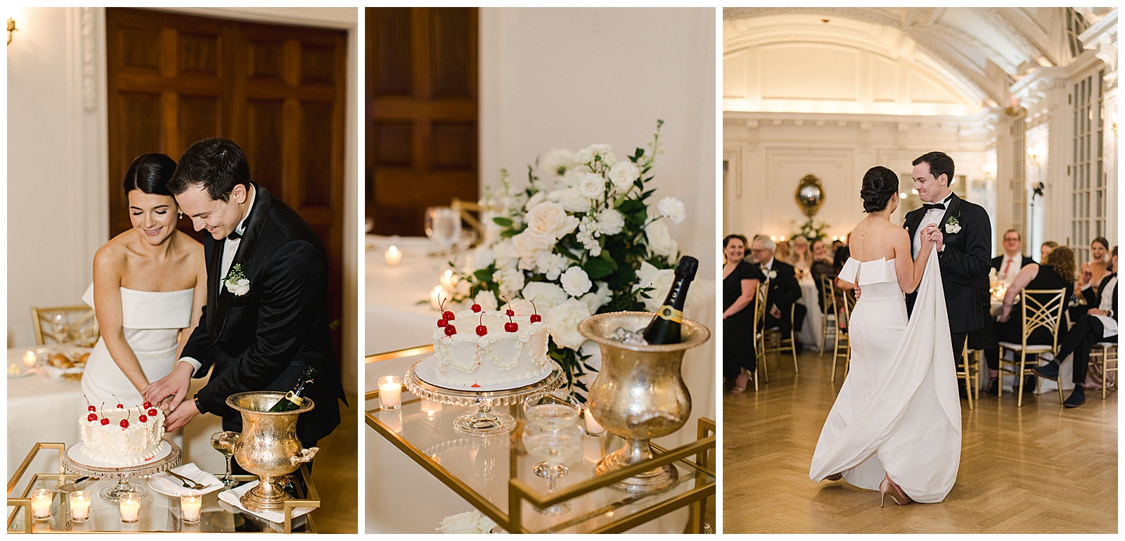 History Meets Modern Chic Fall DAR Wedding - www.kategracephotography.com